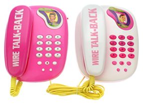 My First Phone Twin Telephones Wired Intercom Children’s Kid’s Toy ...
